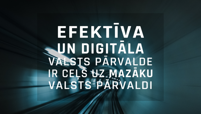 Efektīvā valsts pārvalde: 5 veicamie darbi